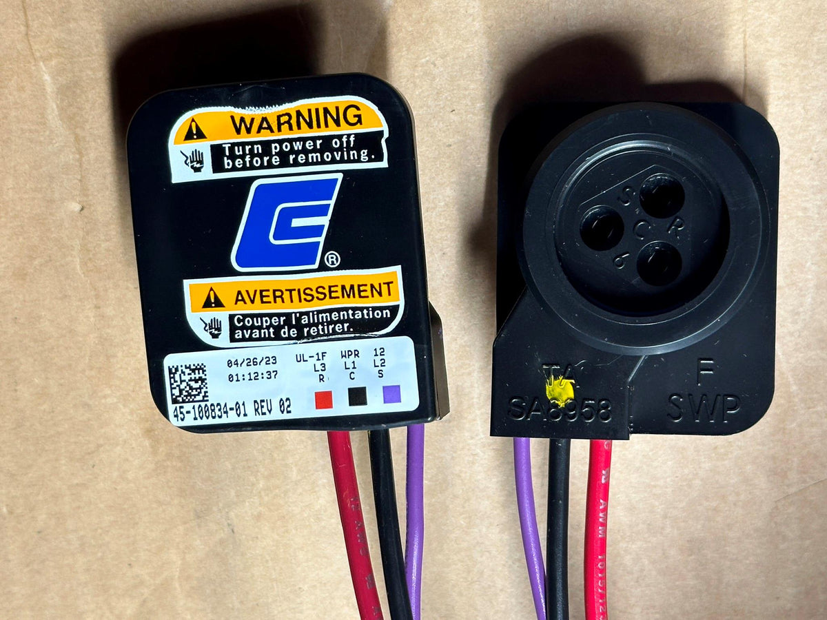 10 Pack Copeland AC Compressor Molded Plug 3 Pin 10 AWG 60" Wire Wirin ...